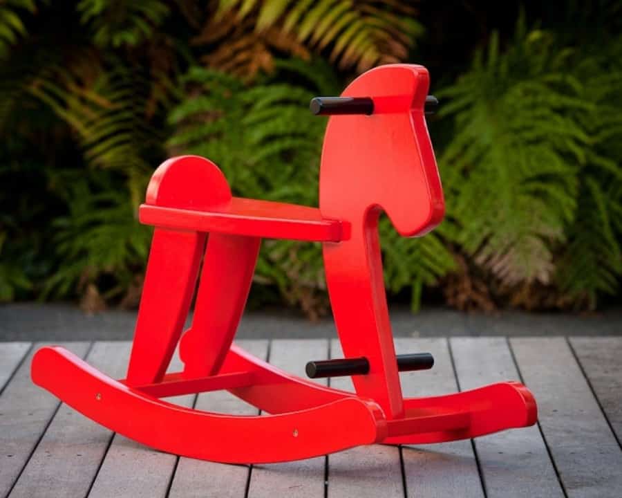 Red Rocking Horse - Donated by Melissa Rose Stradling